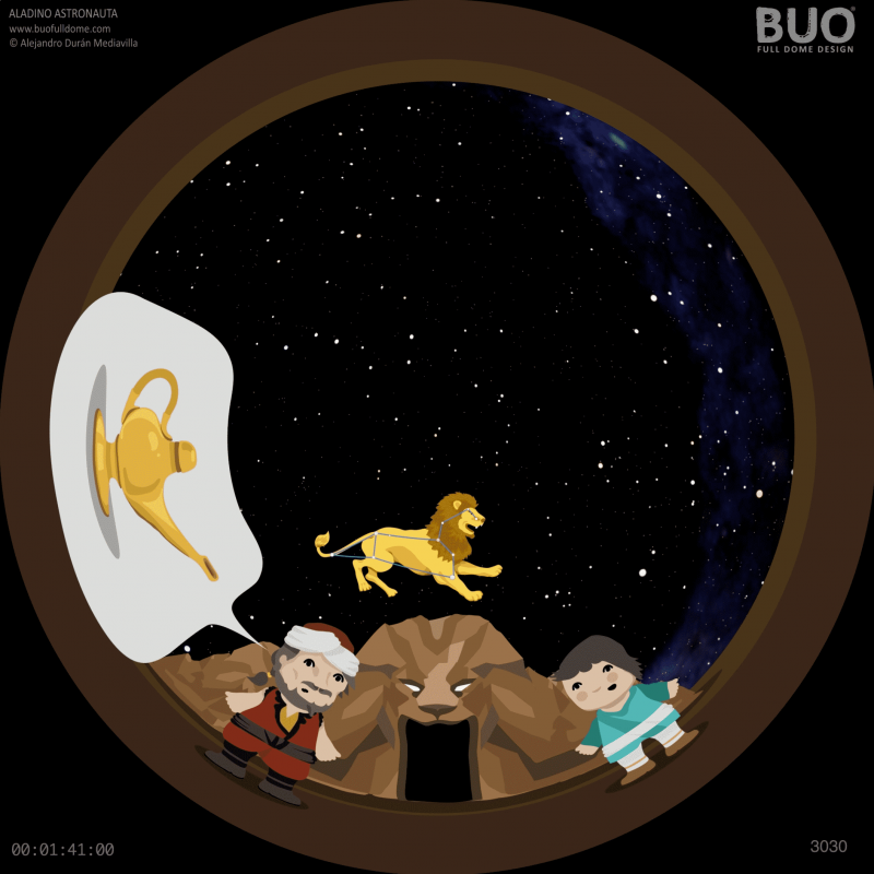 The Sidereal Adventure of Aladdin. Children's Movie Show for digital ...